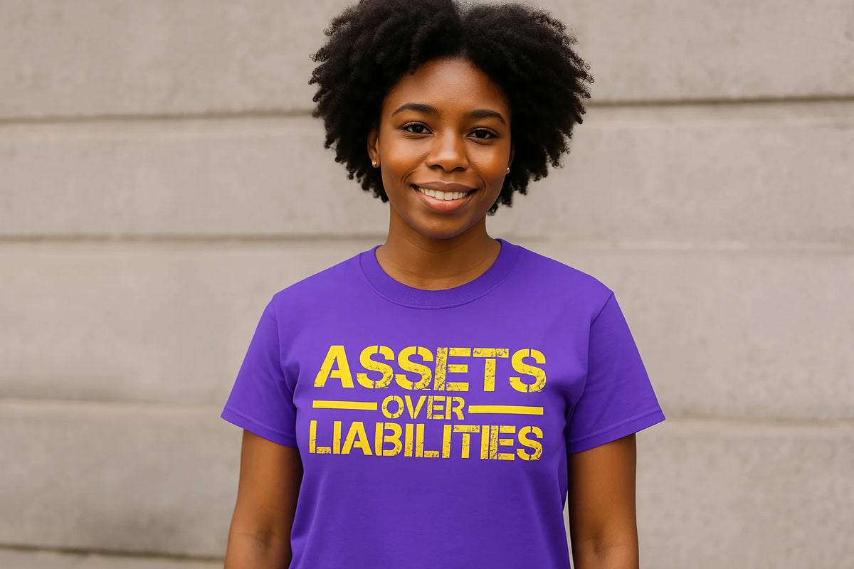 Assets Over Liabilities D9 Unisex Tee – Earn Your Leisure